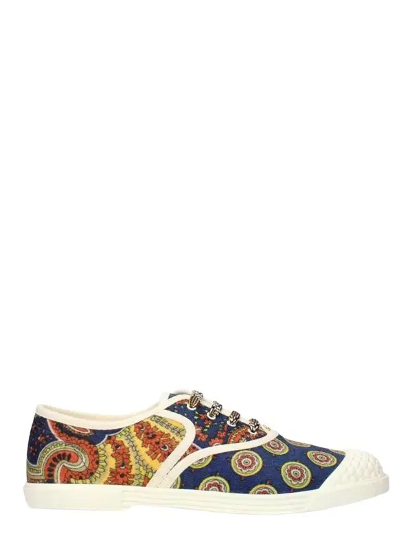 Valentino Garavani Paisley Print Lace-up Sneakers - Multicolour