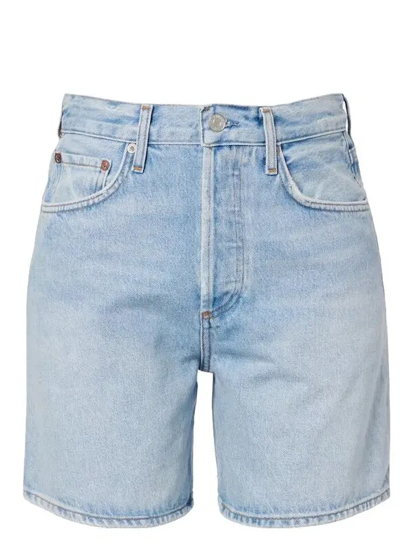AGOLDE Dame Denim Shorts - Blue