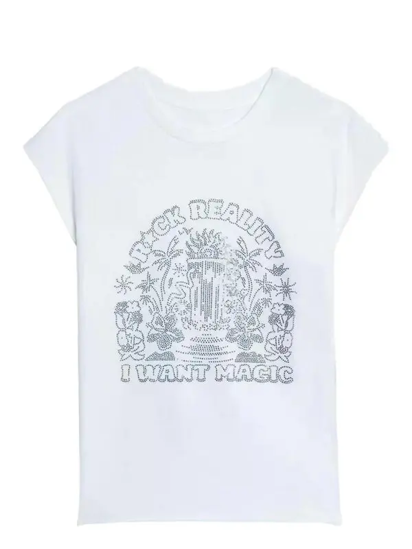Zadig&Voltaire Cloe Crew-neck T-shirt - White