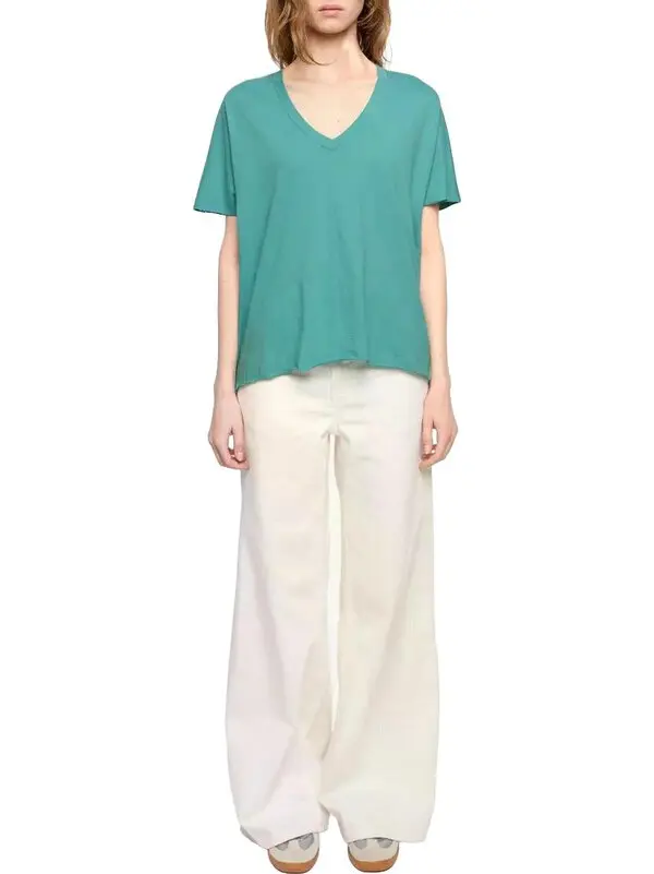 Zadig&Voltaire Tommer Short-sleeve T-shirt - Blue