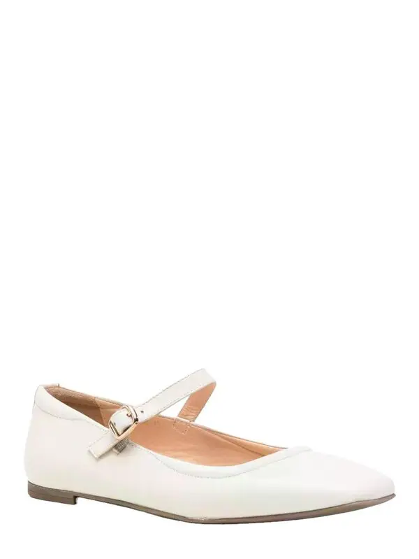 SERGIO MORETTI FIRENZE Ballet Flats With Buckle Fastening - Neutrals