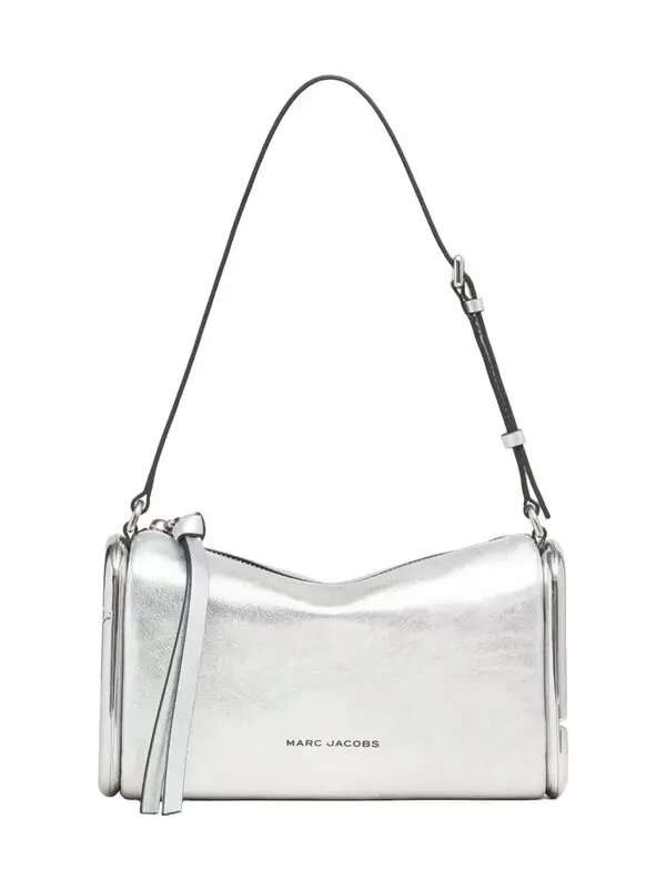 Marc Jacobs Metallic Leather Small Shoulder Bag - Silver