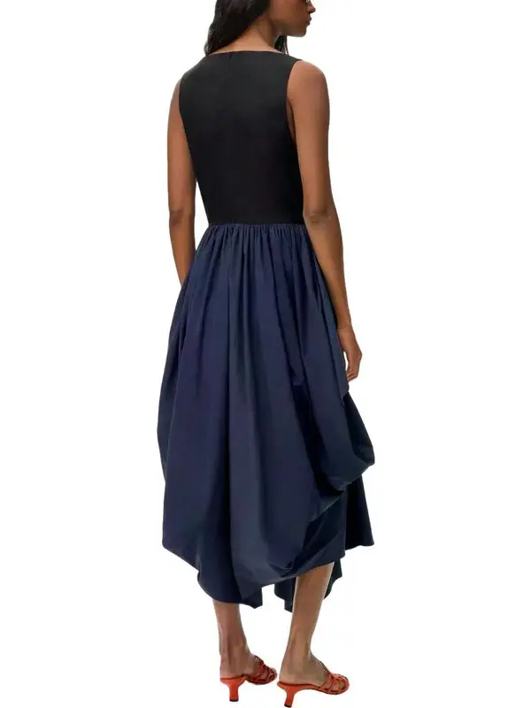 Loewe Tiered Asymmetric Dress - Blue