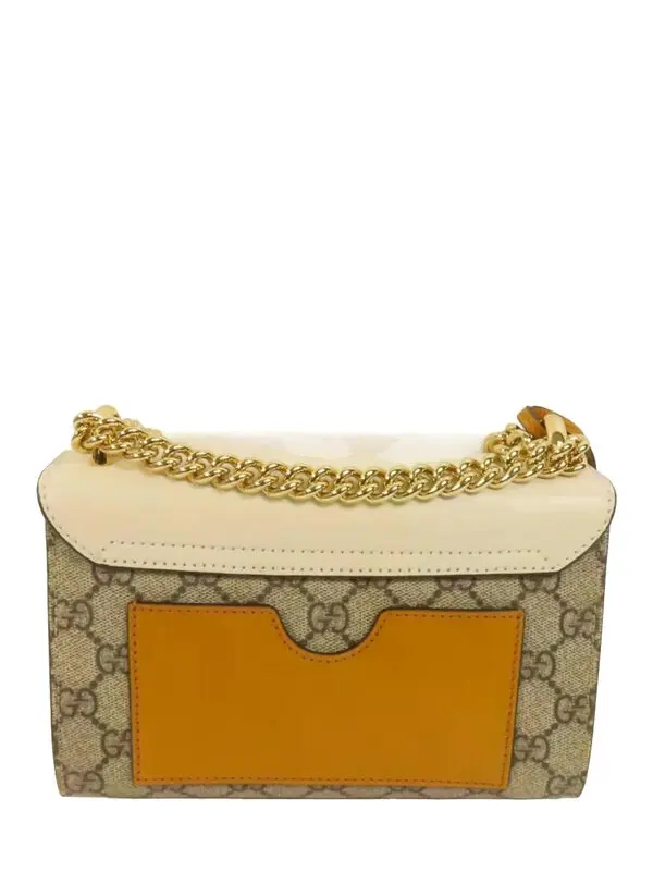 Gucci Padlock Gg Supreme Canvas Crossbody Bag - Neutrals
