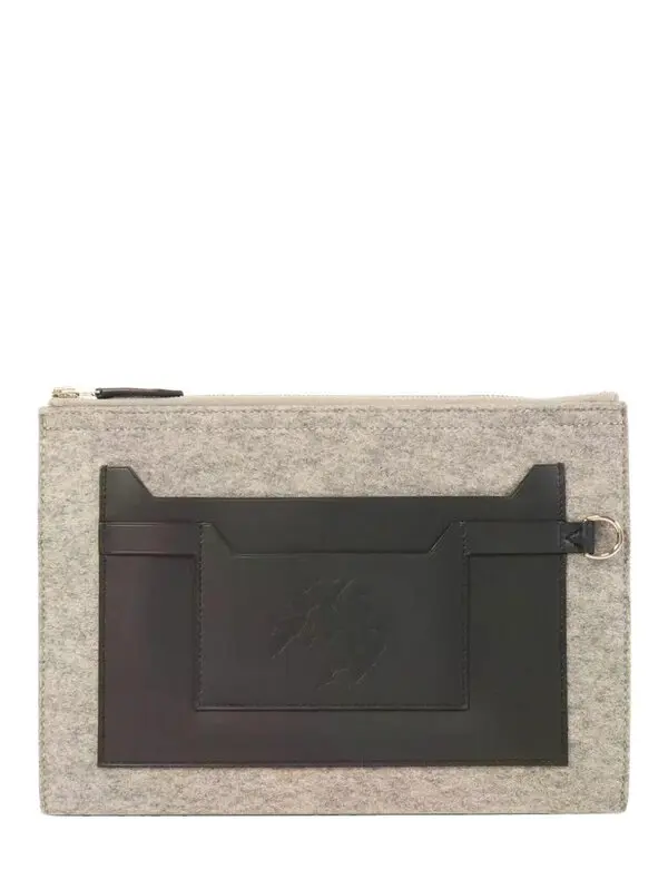 Hermès 2017 29 Toudou Clutch Bag - Grey
