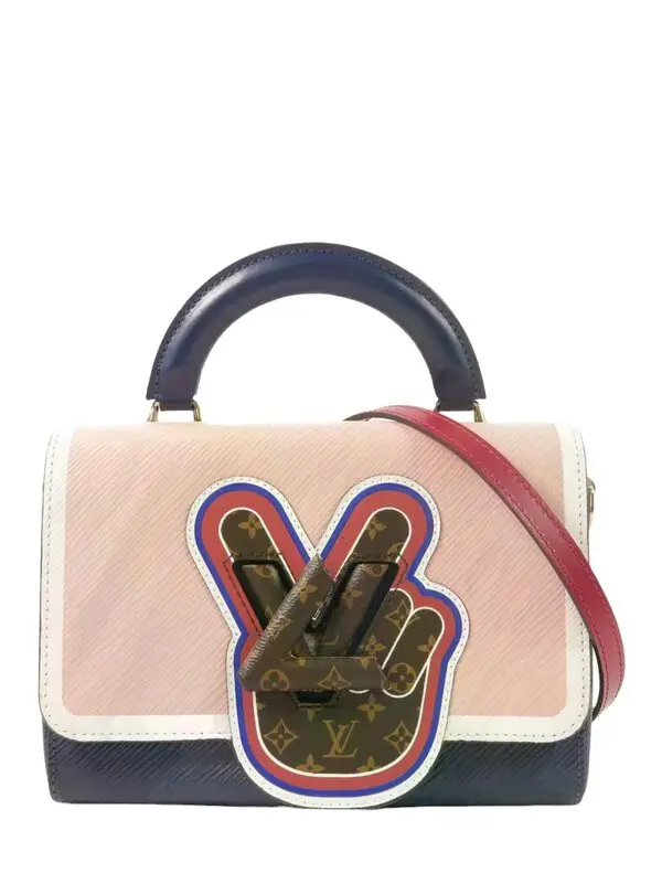 LOUIS VUITTON Mm Twist Epi Tote Bag - Blue