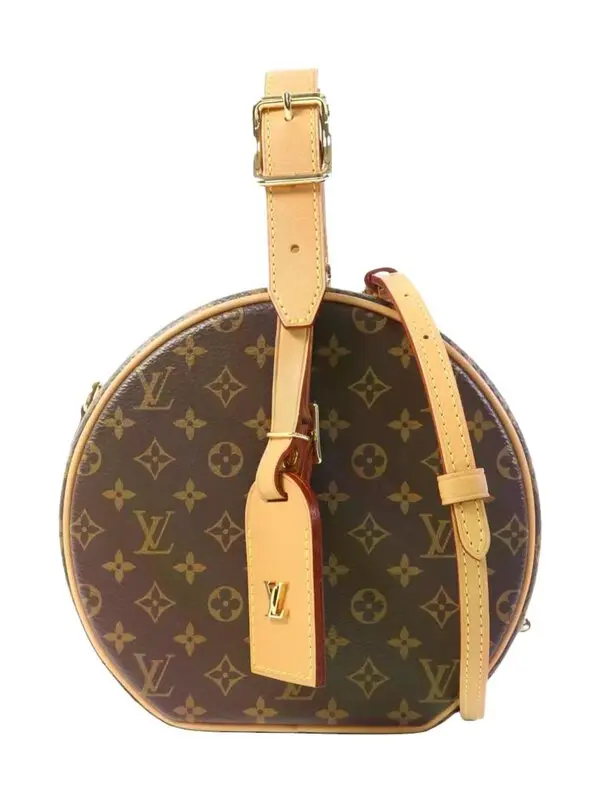 LOUIS VUITTON Petite Boite Chapeau Monogram Shoulder Bag - Brown