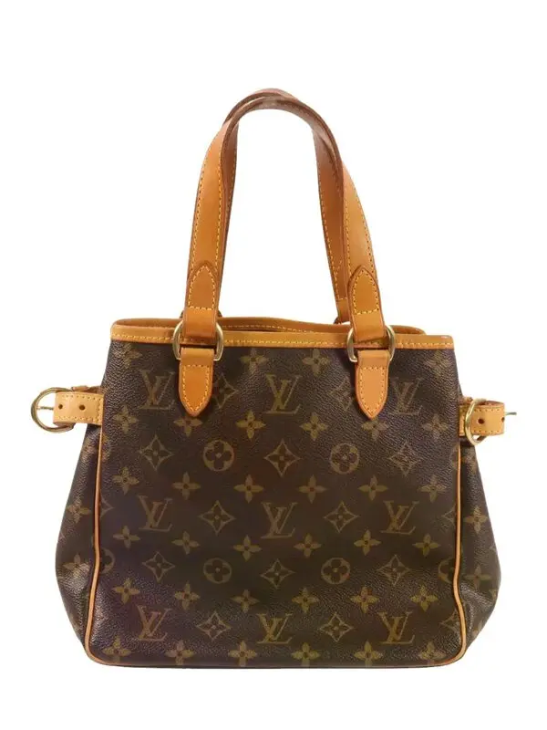 LOUIS VUITTON Vertical Monogram Canvas Tote Bag - Brown