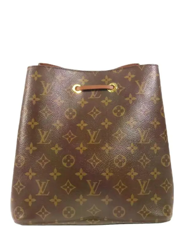 LOUIS VUITTON Monogram Bucket Bag - Brown