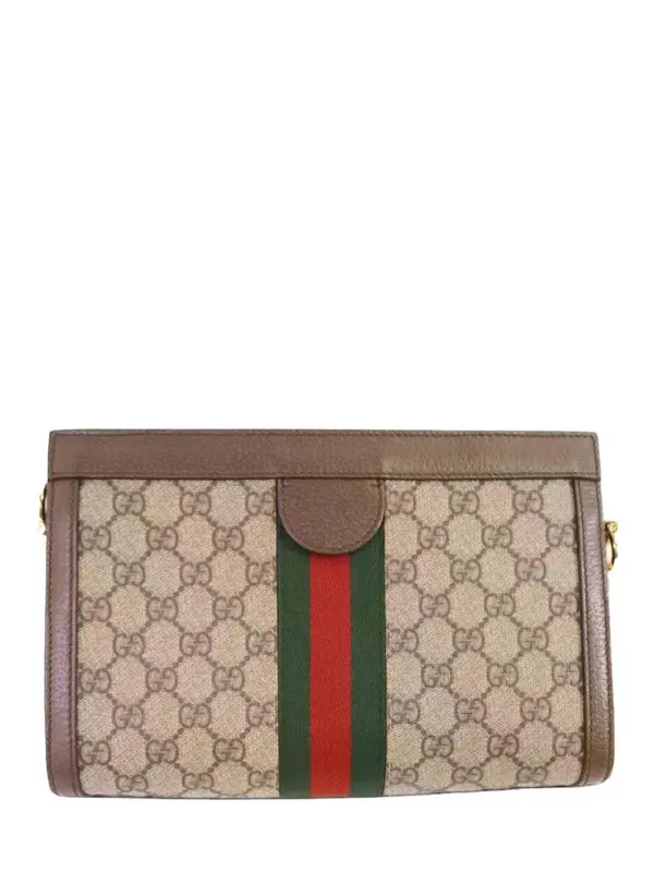 Gucci Ophidia Gg Supreme Canvas Shoulder Bag - Neutrals