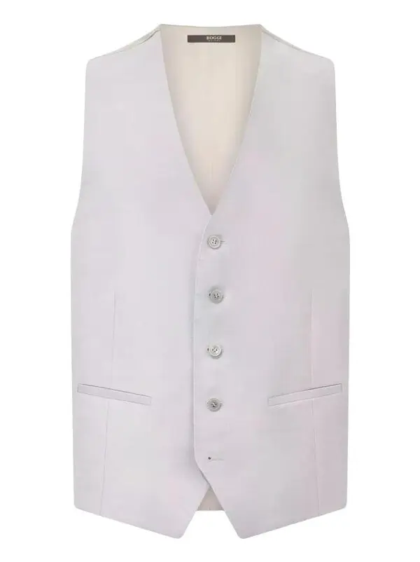 Boggi Milano Five-button Waistcoat - Grey