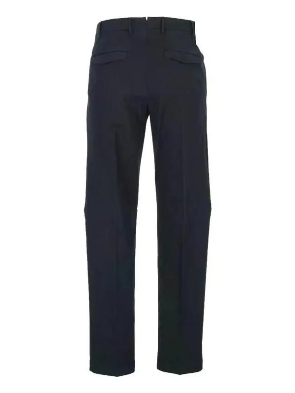 PT TORINO Pleated Straight-leg Trousers - Blue