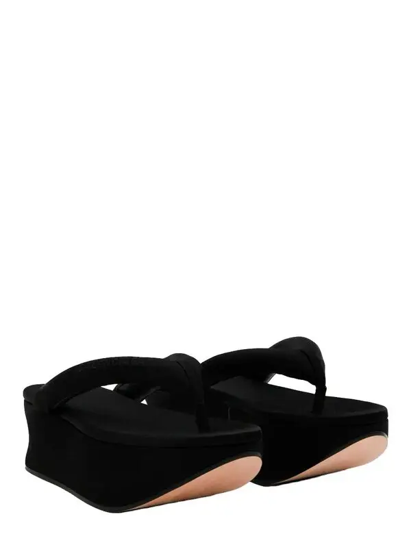 Balenciaga Gaeta Platform Sandals - Black
