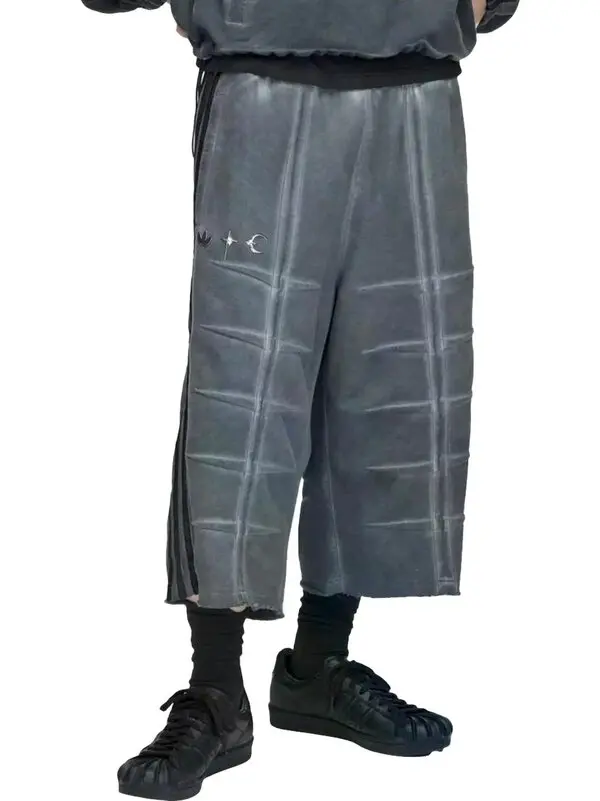 Adidas Thug Club Sweat Jort Side-stripe Track Pants - Grey