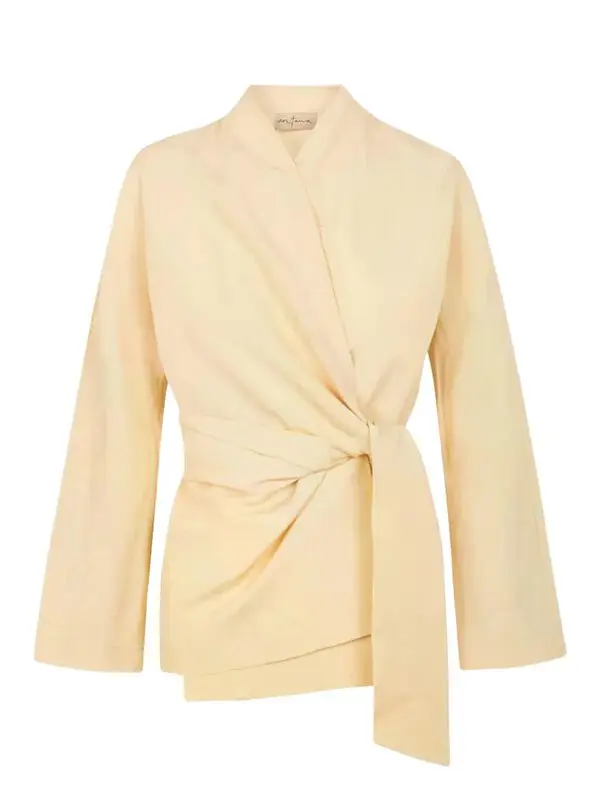 CORTANA Simona Tie-waist Jacket - Neutrals