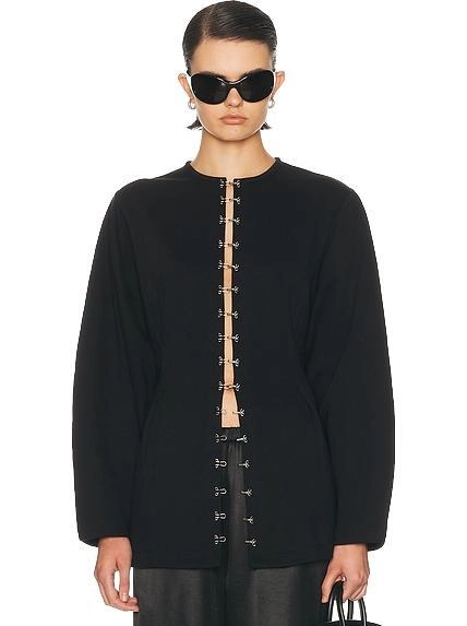 Chan Luu Pinch Waist Cardigan - Black