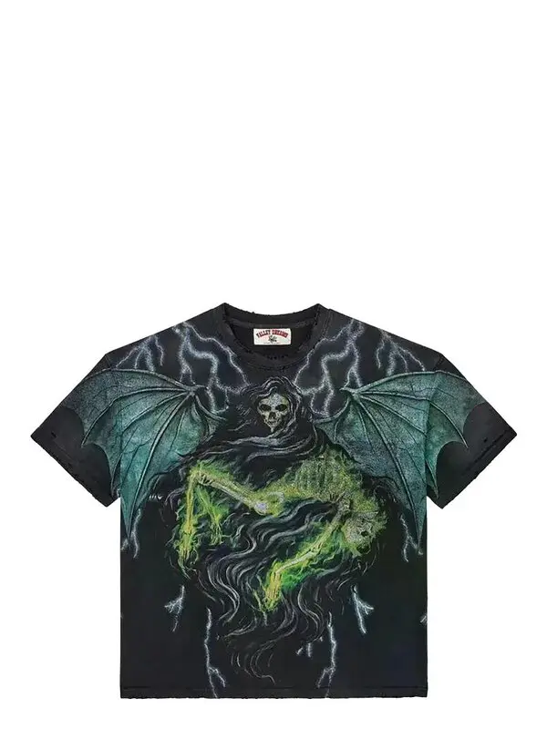 VALE FOREVER Grim Graphic-print T-shirt - Black
