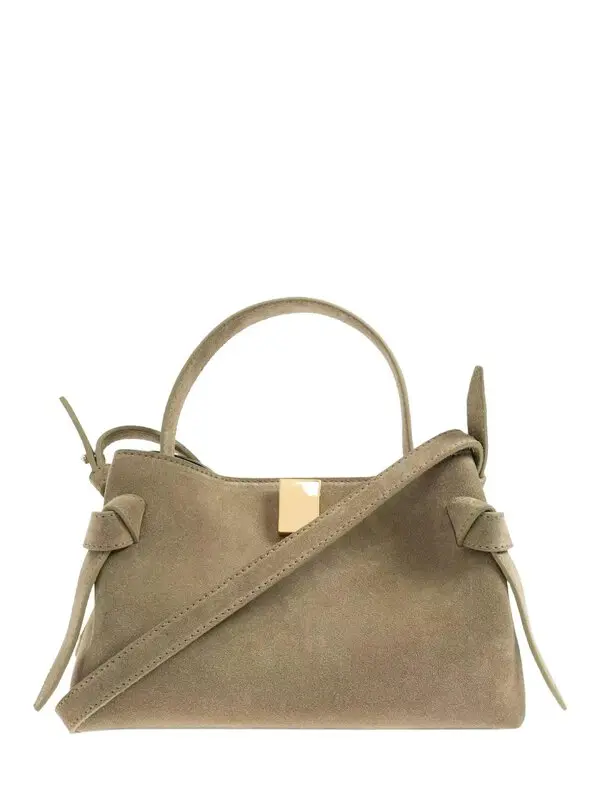 Yuzefi Mini Gyoza Suede Tote Bag - Green