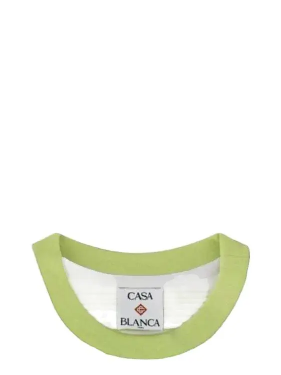 Casablanca Striped Long-sleeve Sweatshirt - Green