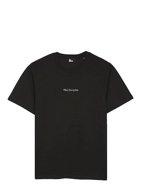 The Kooples Branded Short-sleeved Cotton-jersey T-shirt - Black