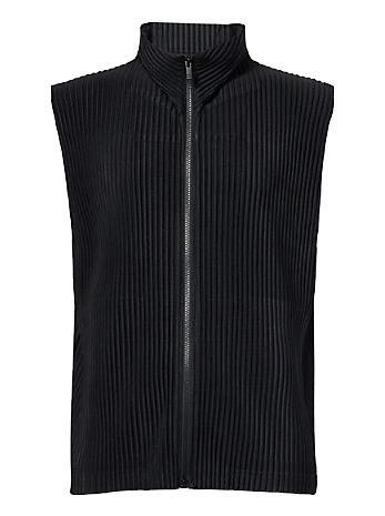 Issey Miyake Monthly Colours April Pleated Vest - Black