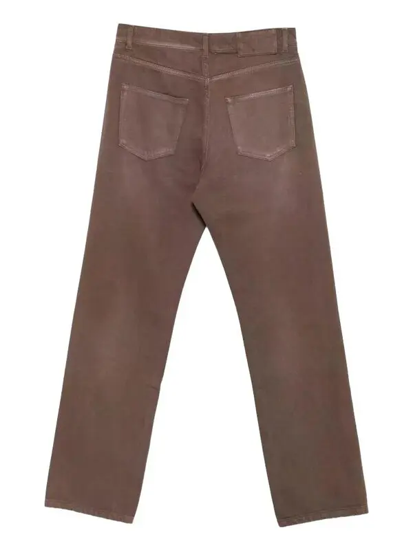 PAURA Mercurio Faded Effect Jeans - Brown