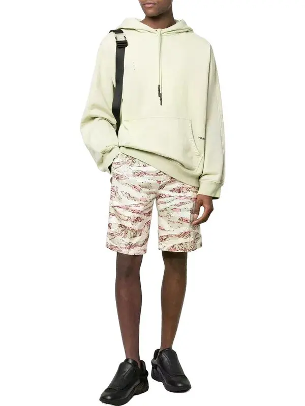 DIESEL® P-haty-hs Shorts With Camouflage Pattern - Neutrals