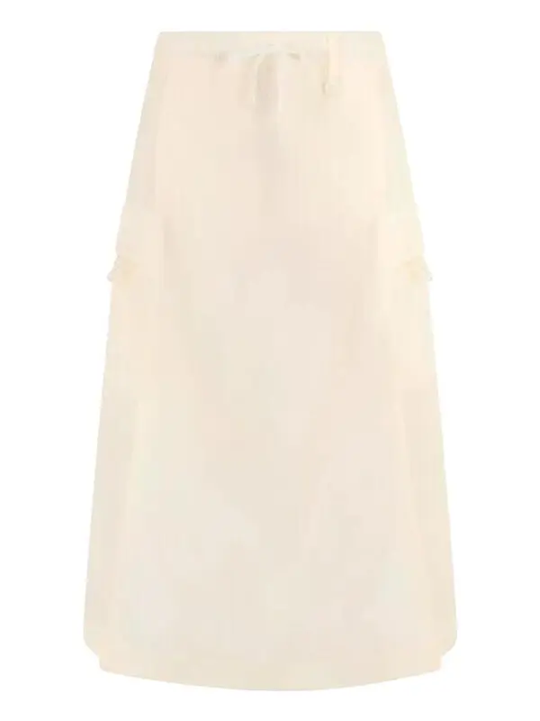 Herno Drawstring Cargo Skirt - Neutrals