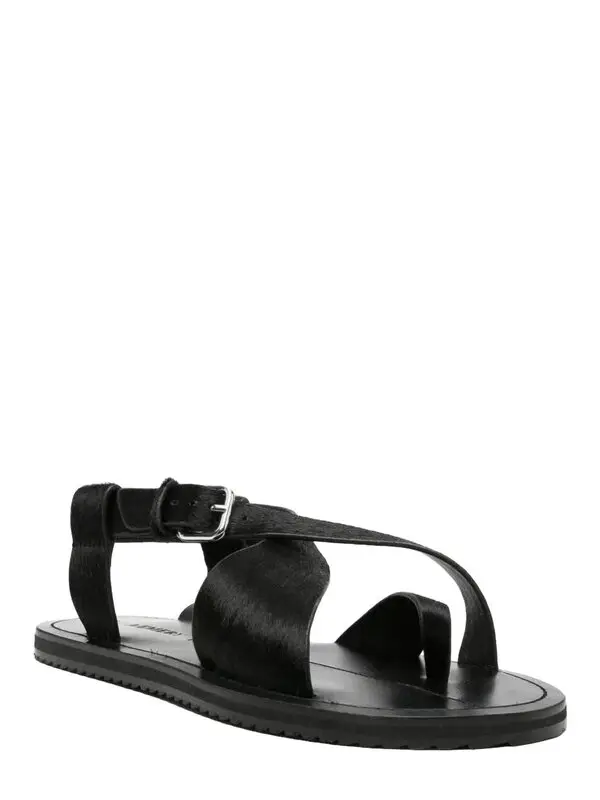 A.emery Ora Flat Sandals - Black