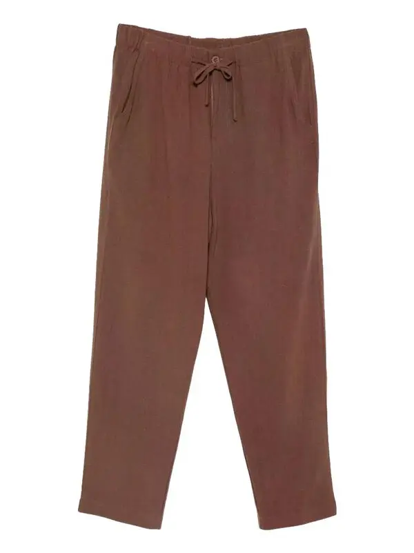 Imperial Drawstring Waist Trousers - Brown