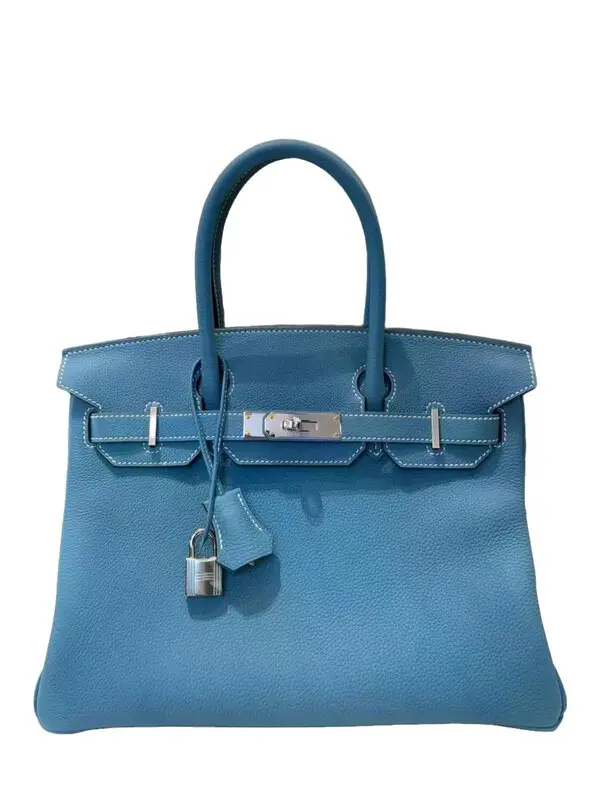 Hermès 2025 Birkin 30 Togo Handbag - Blue