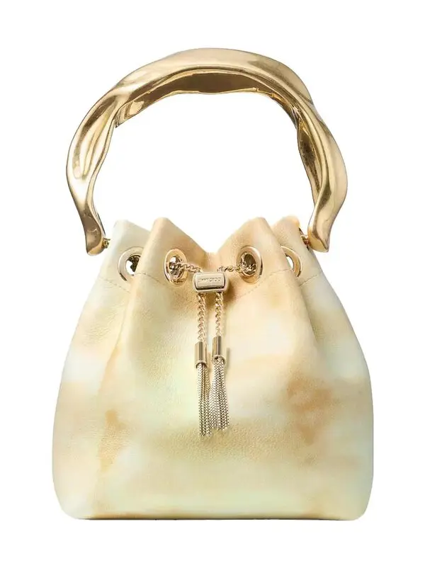 JIMMY CHOO Bon Bon Bucket Bag - Neutrals