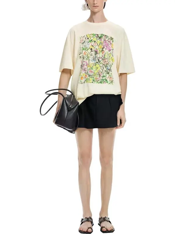 JNBY Floral Print T-shirt - Neutrals