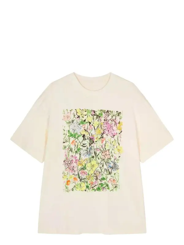 JNBY Floral Print T-shirt - Neutrals