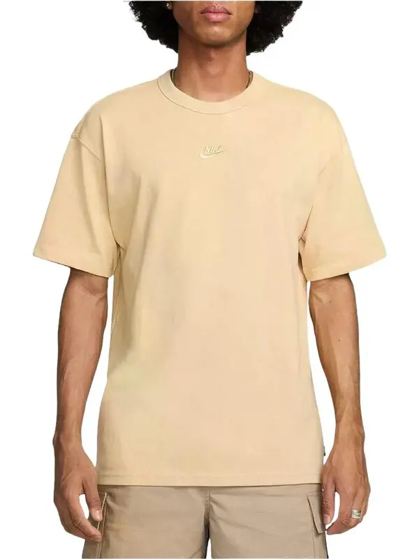 Nike Logo-embroidered T-shirt - Neutrals