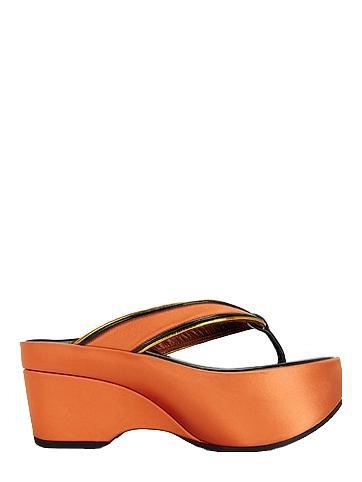 Dries Van Noten Platform Sandal - Rust