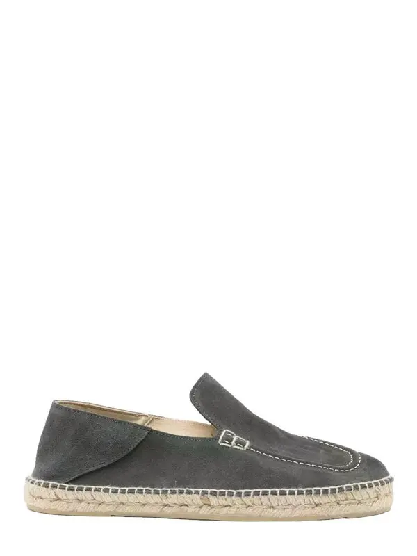 Manebí Contrast-stitched Espadrilles - Grey