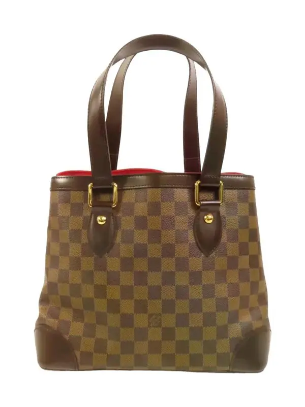 LOUIS VUITTON Damier Hampstead Pm Tote Bag - Brown