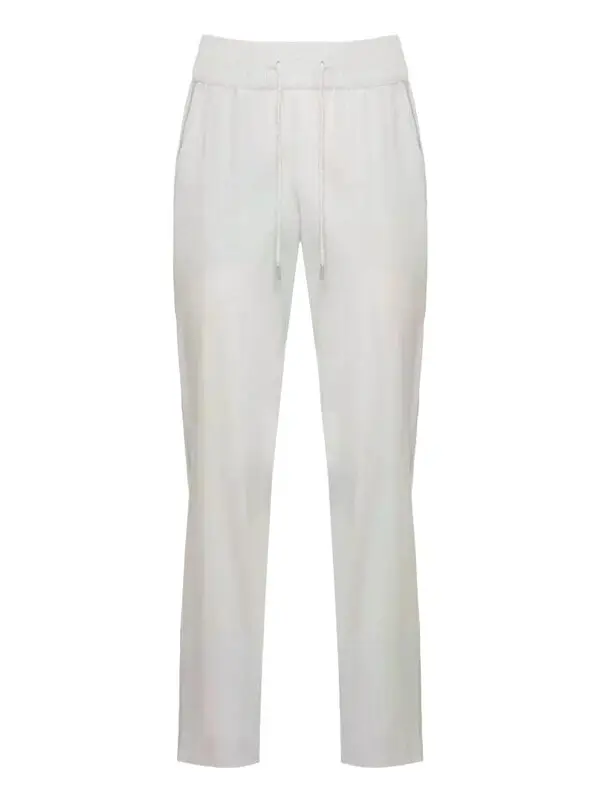 PANICALE Drawstring Waist Trousers - Grey