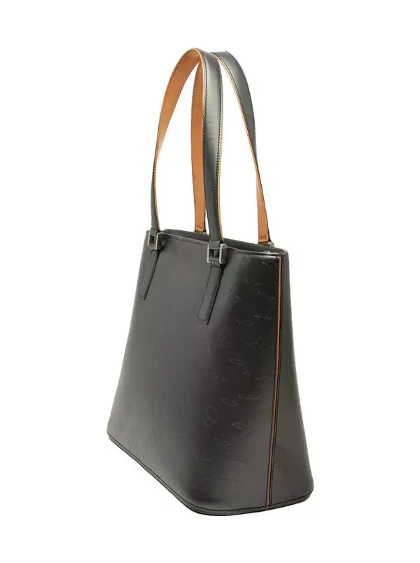 LOUIS VUITTON Monogram Mat Stockton Tote Bag - Grey