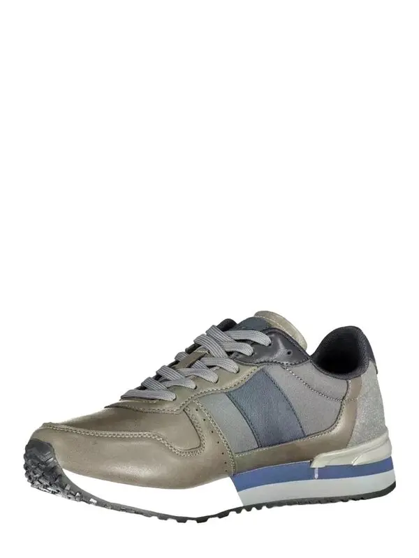 Carrera Eyewear Panelled Leather Lace-up Sneakers - Brown