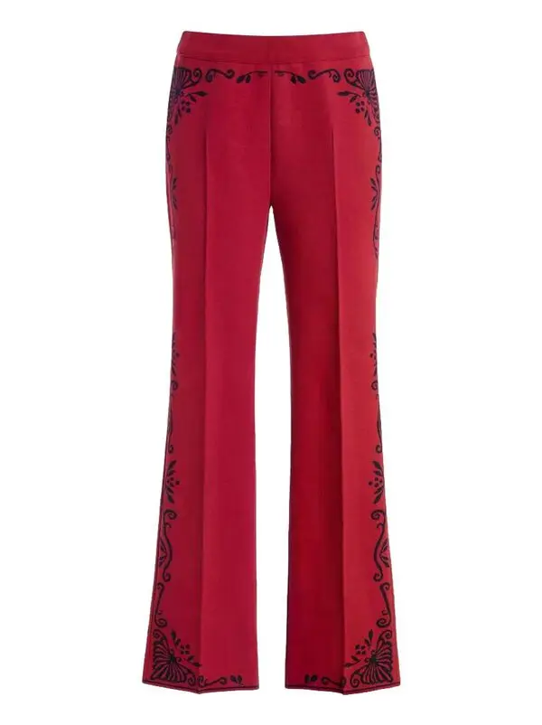 HIGH SPORT Scroll Trousers - Red