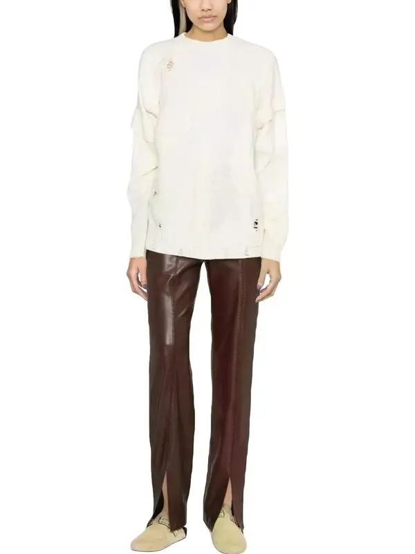 Iceberg Asymmetric Ripped Jumper - Neutrals