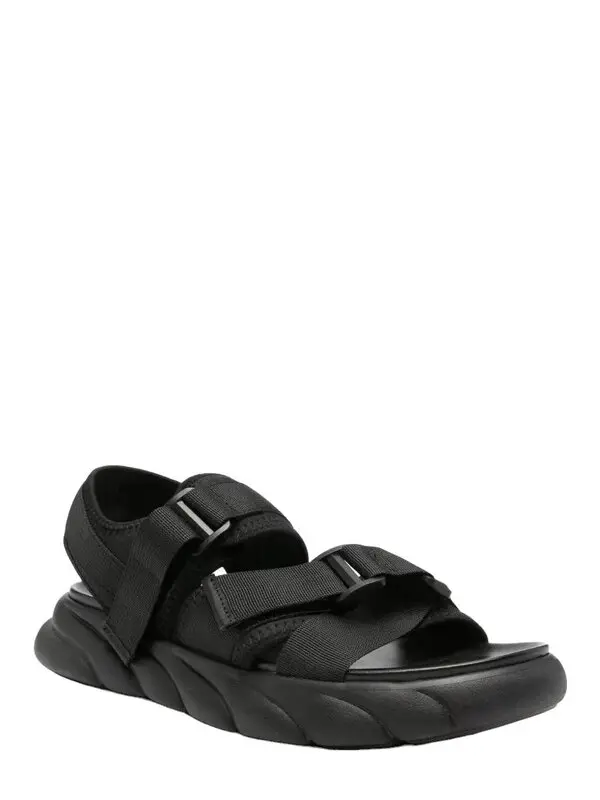 SERGIO MORETTI FIRENZE Touch-strap Sandals - Black