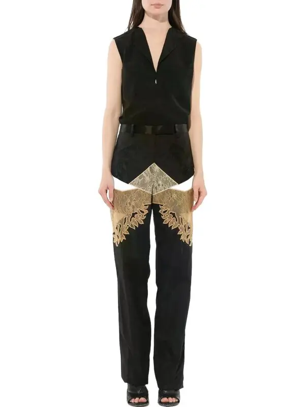 Givenchy Lace Panel Trouser - Black
