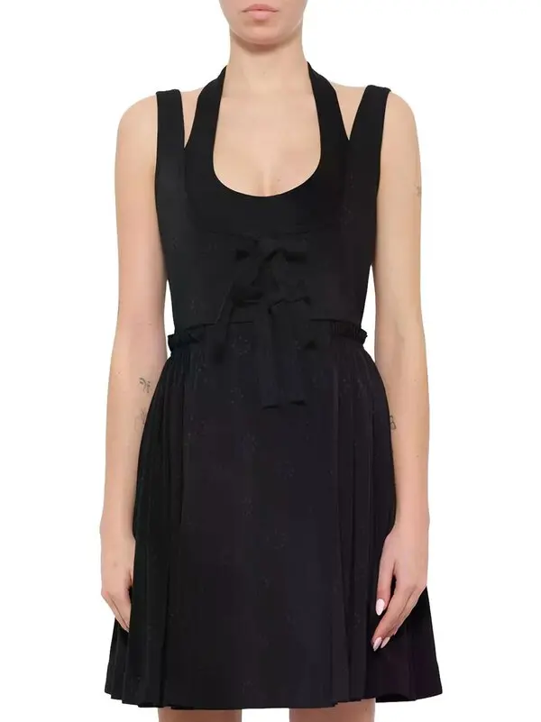 Givenchy Corseted Jersey Dress - Black