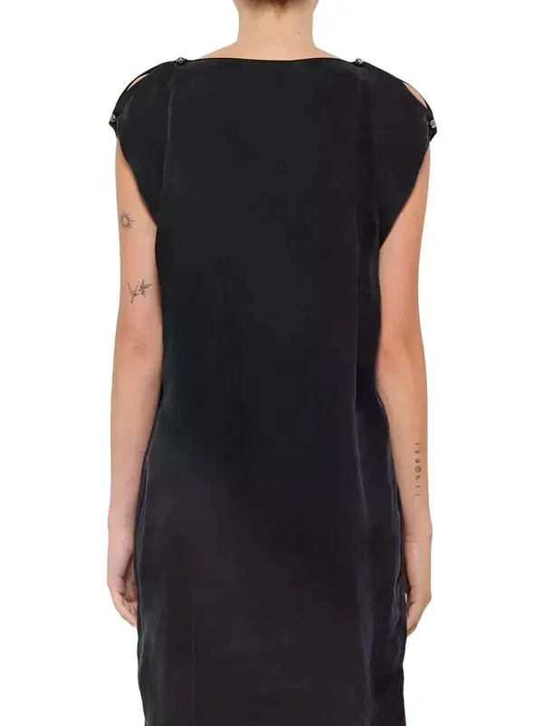 LANVIN V-neck Mini Dress - Black