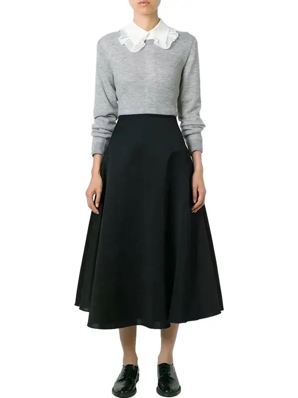LANVIN Midi Skirt - Black
