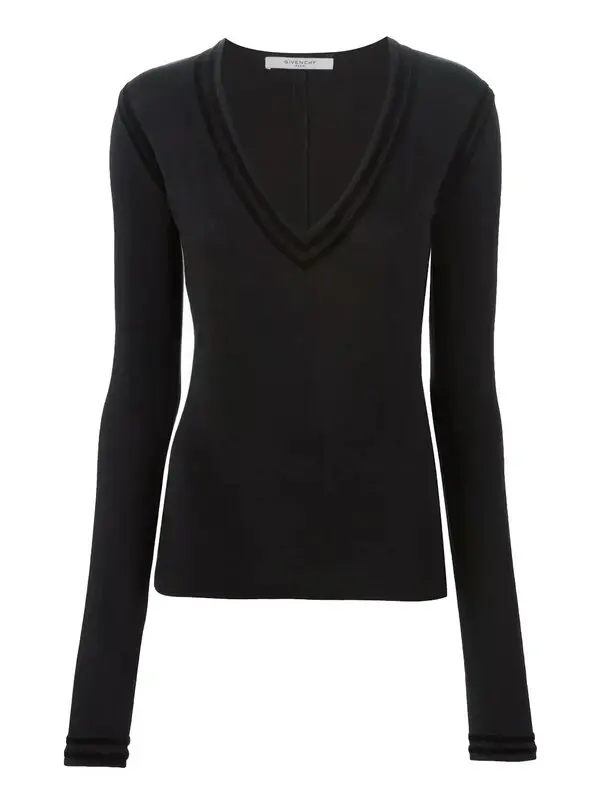 Givenchy Fitted Sweater - Black