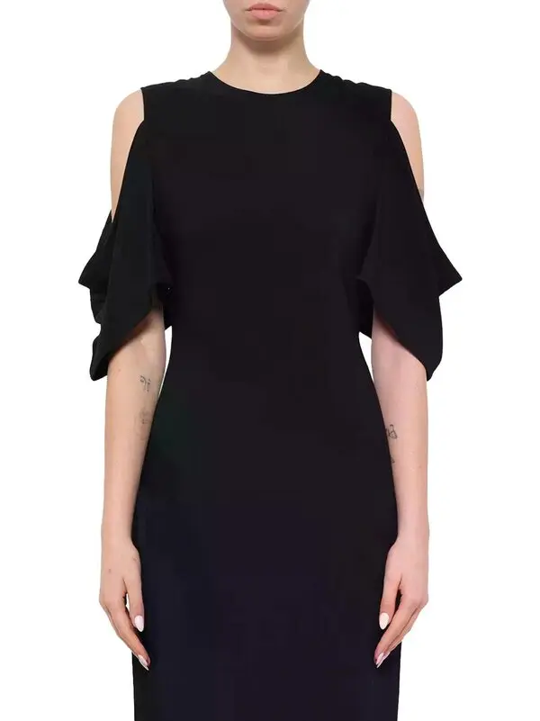 Givenchy Cold Shoulder Dress - Black
